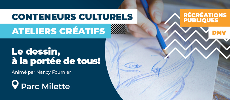 Conteneurs culturels | Atelier le dessin à la portée de tous! - Ville ...